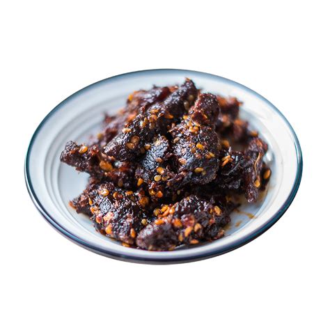 于洛先生香辣牛肉干内蒙古风干正宗好吃的手撕肉类零食密子君推荐 虎窝淘