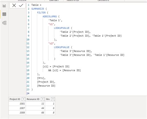 solved need help filter tables using or criteria from t