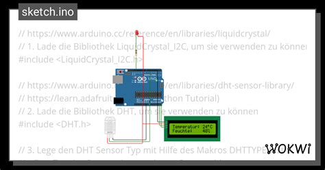 Thermometer Mit Led Wokwi Esp32 Stm32 Arduino Simulator