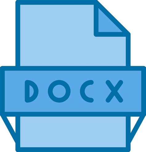 Docx File Format Icon 15573454 Vector Art At Vecteezy