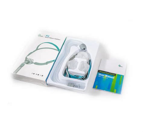 White Silicone Bmc P2 Nasal Pillows Interface Cpap Mask For Hospital At