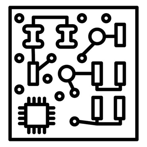 Premium Vector Circuit Board Vector Illustration