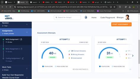 Bhargav Nandula On Linkedin 30daysofcode Responsivewebdesign Mcqassessment Webdevelopment