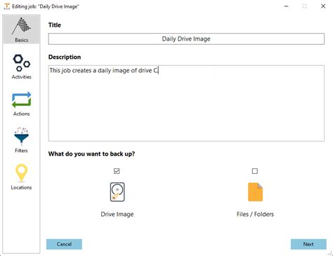 How Do I Edit A Backup Job Backup Software For Your Windows Computer