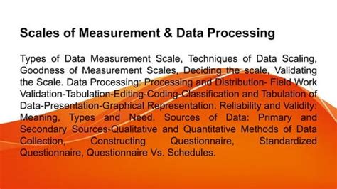 Types Of Scales And Scaling Techniques Pptx Science