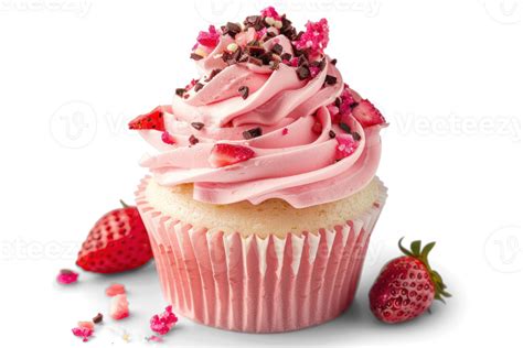 Strawberry Cupcake Pngs For Free Download