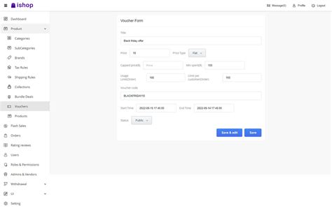 Ishop ECommerce PWA Multivendor ECommerce CMS Laravel Vue By WEBZED