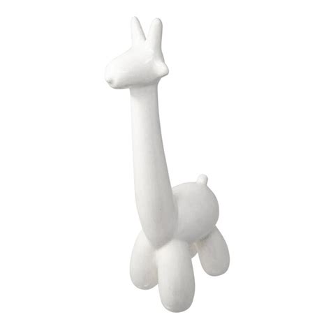 Sagebrook Home White Ceramic Modern Figurine At