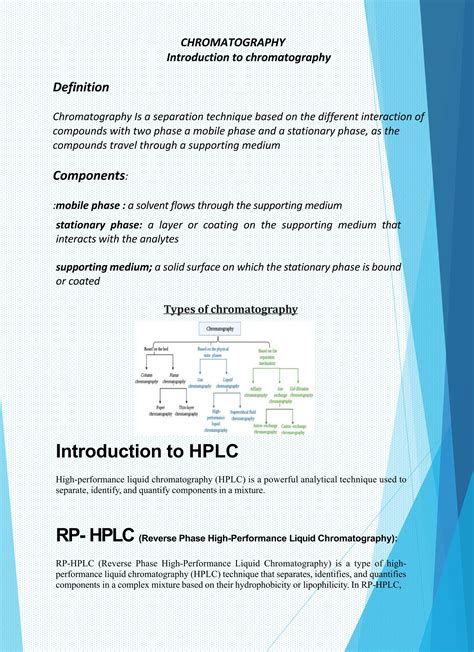 Reverse Phase High Performance Liquid Chromatography Pdf Chemistry Science