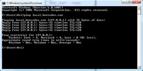 add new website iis 7 vista avi zurel kensodev