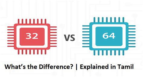 32 Bit Vs 64 Bit Whats The Difference Explained In Tamil Tech Tamilan