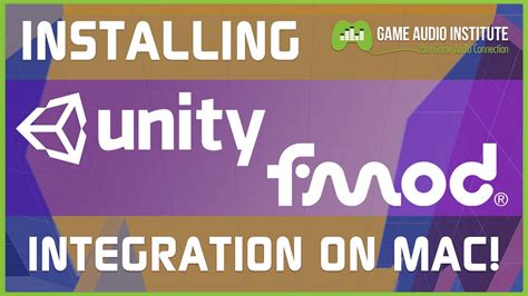 Installing Unity FMOD Studio Integration On Mac YouTube