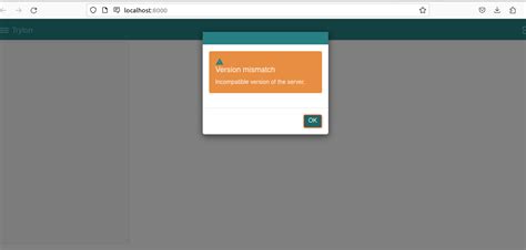 Python Tryton Web Client Version Mismatch Stack Overflow