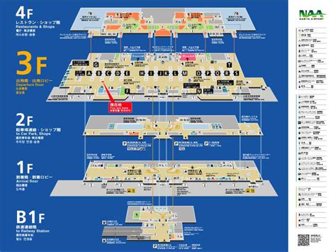 成田国際空港第2旅客ターミナルのサイン i Design inc