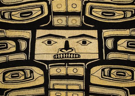 Antique Northwest Coast Chilkat Blanket Tlingit ‘native American