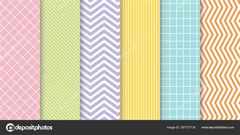 Collection Seamless Ornamental Vector Patterns Swatches Stock Vector By