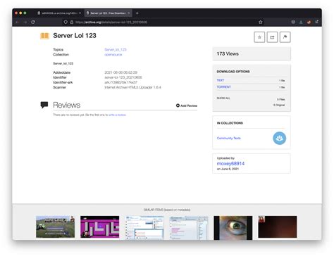 Malicious Content Delivered Through Archive Org SANS Internet Storm