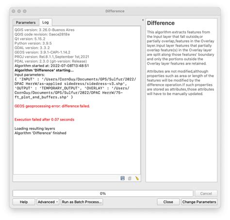 Algorithm Difference Failing To Execute Properly · Issue 49291