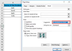 Print Comments In Excel How To Print Comments In Excel