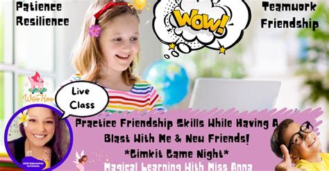 Gim Kit Game Night With Miss Anna Meet New Friends And Have A Blast