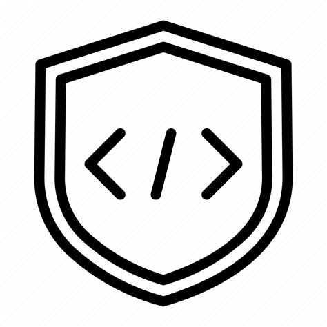 defense security coding programming code protection software icon download on iconfinder