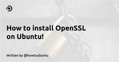 how to install openssl on ubuntu
