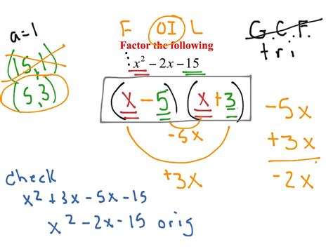 1 12 Factor Easy Trinomial Math Algebra 2 Showme