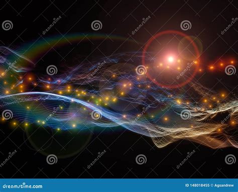 Visualizaci n Del Mundo Virtual Stock de ilustración Ilustración de