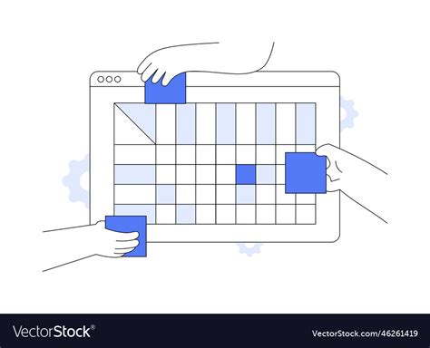 Design Structure Matrix Abstract Concept Vector Image