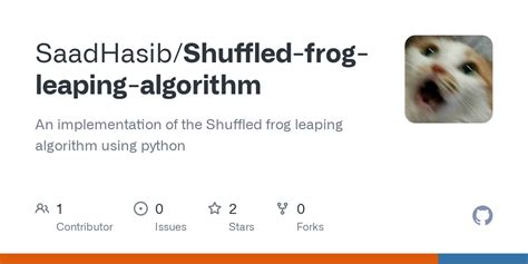 Github Saadhasibshuffled Frog Leaping Algorithm An Implementation