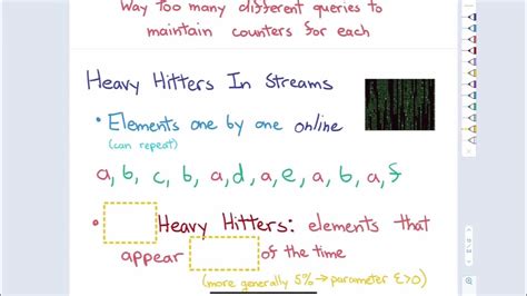 Hashing And Heavy Hitters Randomized Algorithms Fall 2022 Lecture 2 Youtube