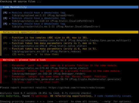 puddle of code automated elixir code review with github credo and