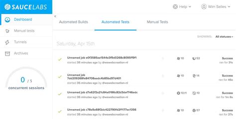Sauce Labs Browser Matrix And Protractor Wswebcreation