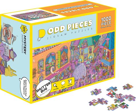 Odd Pieces Mystery Jigsaw Puzzle Series 2 Bundle 1000 Pcs Puzzle With Storytelling Comics