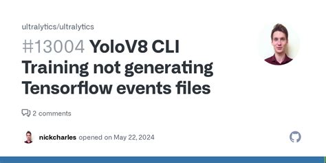 Yolov8 Cli Training Not Generating Tensorflow Events Files · Issue