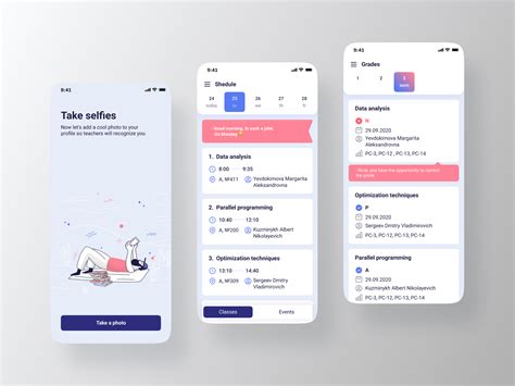 Student Assistant Mobile App By Irina Cheshuina On Dribbble