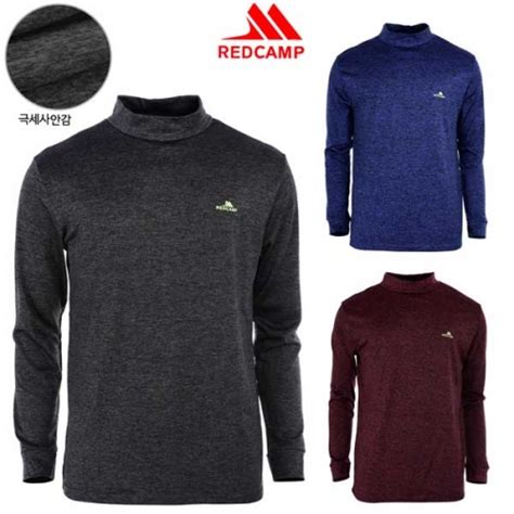 핫딜 레드캠프 카치온 하프넥 극세사 스판티셔츠 딜팡 골프용품 전문쇼핑몰