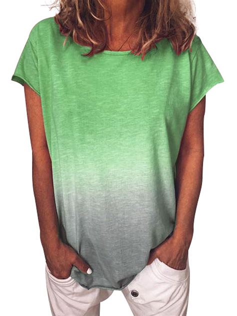 Plus Size Oversized S 5xl Short Sleeve T Shirt Women Streetwear Tie Dye