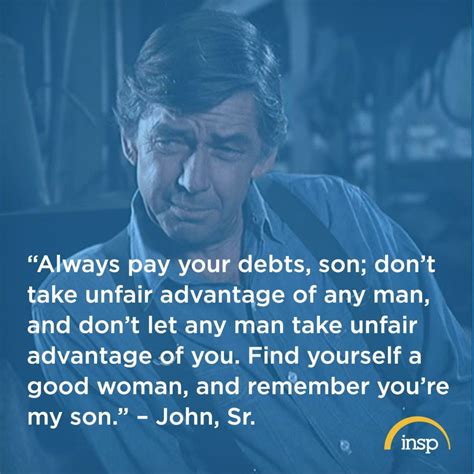 A Few Words Of Wisdom From The Waltons Insp Tv Tv Shows And