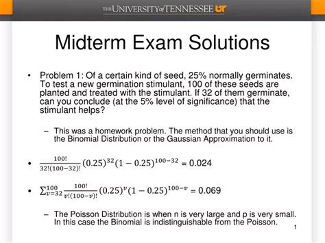 Ppt Midterm Exam Solutions Powerpoint Presentation Free Download