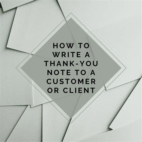 Thank You Notes And Appreciation Messages For Customers Or Clients