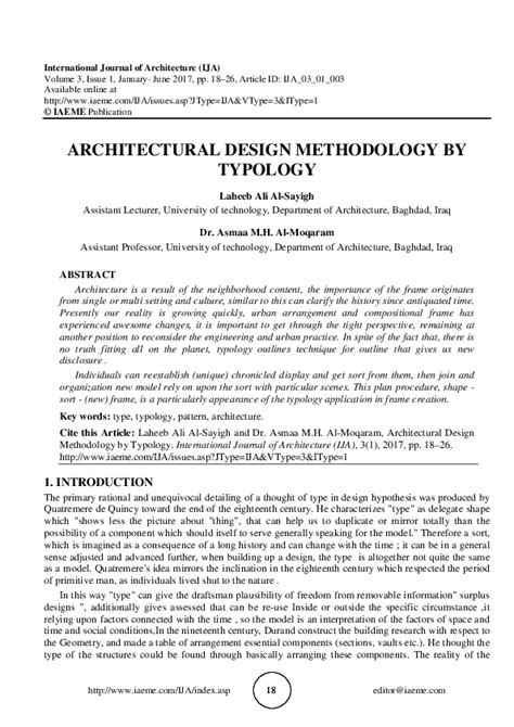 Architectural Design Methodology At Hannah Rowlandson Blog
