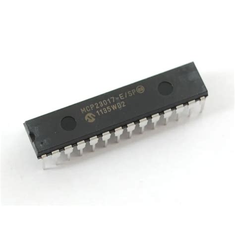 mcp23017 16 bit input output expander with i2c interface ic dip 28 package