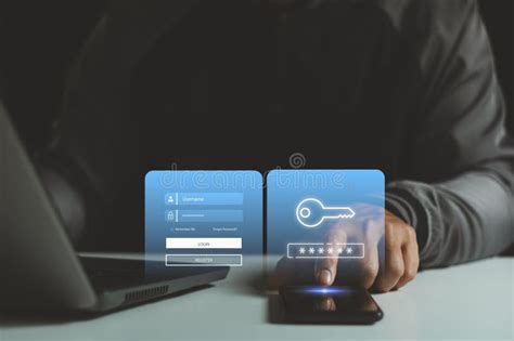 Multi Factor Authentication Or 2fa Concept Business People Use
