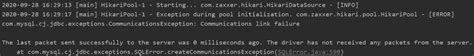 Hikaripool 1 Exception During Pool Initialization Comzaxxerhikaripoolhikaripool月挚古儿的博客