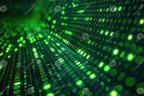 digital binary coding on network futuristic technology background concept stock image image