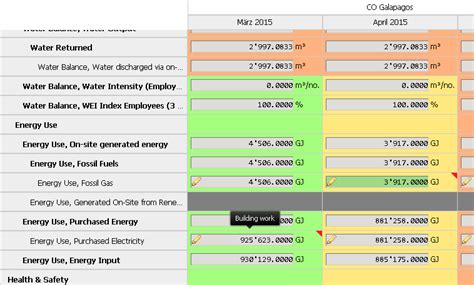Feature Excel Data Grid SERAM