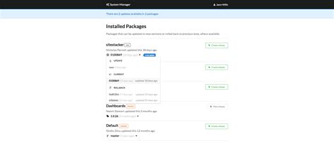 system manager overview site stacker