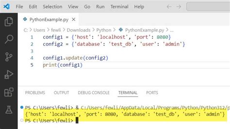 How To Concat Dict In Python