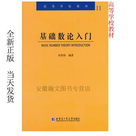 基础数论入门高等学校教材孙智伟著数学理论大学教材教辅高等学校教材高中数学教师参考用书初等数论入门教材哈尔滨工业大学出版虎窝淘